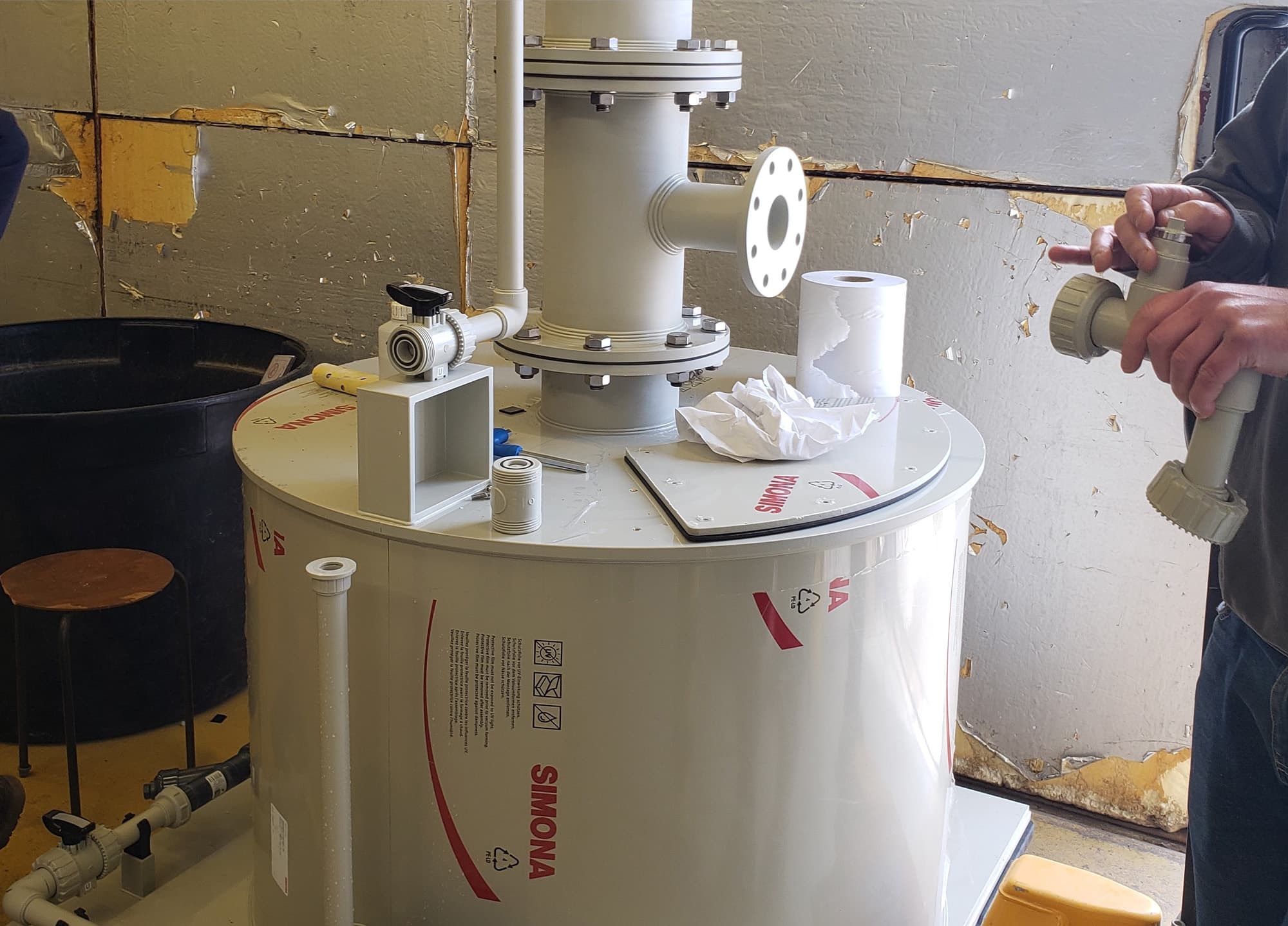 Sulphur Dioxide Re-Circulating Scrubber - Moor Fabs